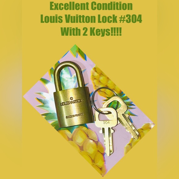 Louis Vuitton | Accessories | Louis Vuitton Lock W 2 Keys Excellent ...